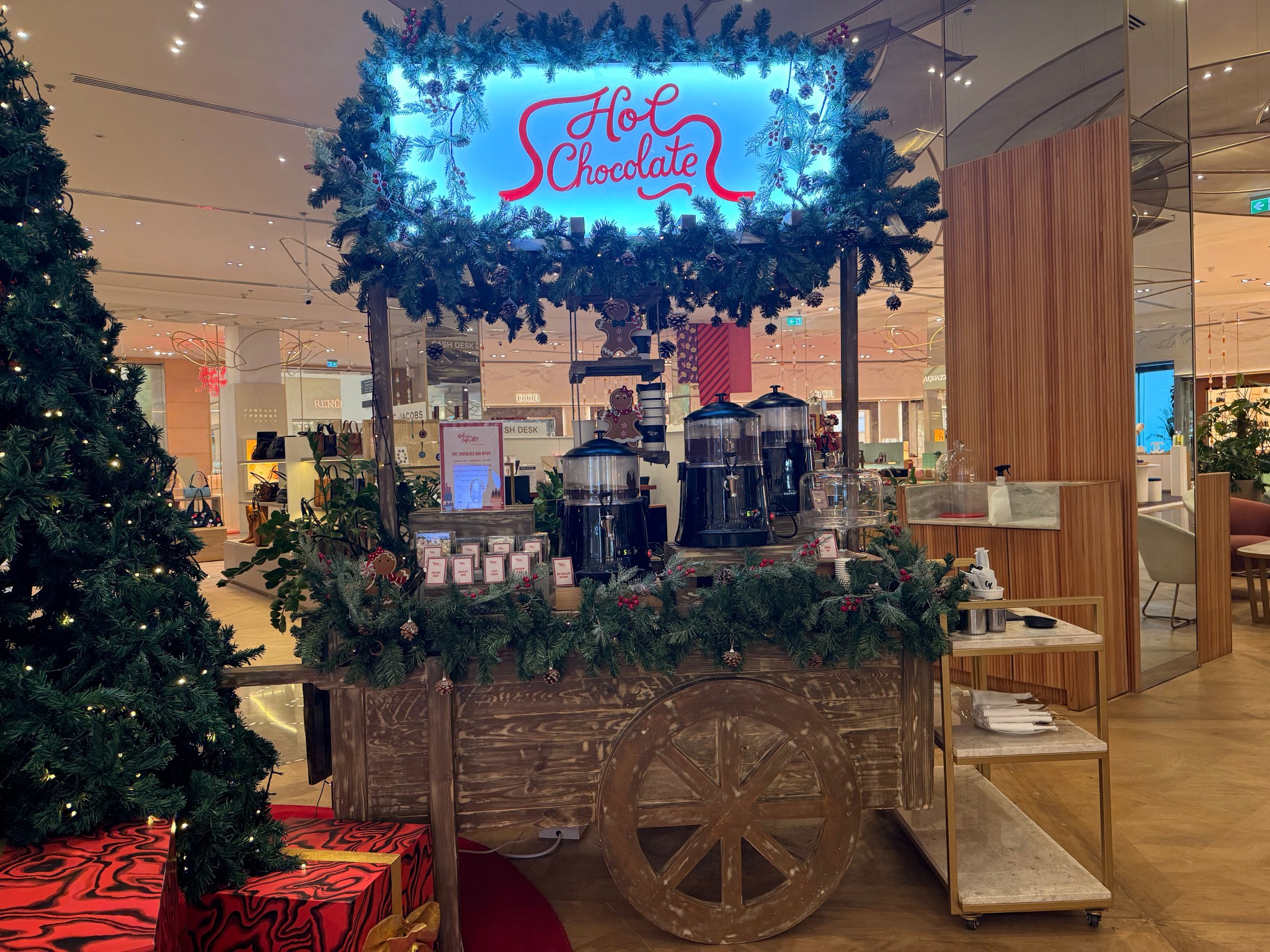Galeries Lafayette Has Put Up A Hot Chocolate Bar For Festive Season ...